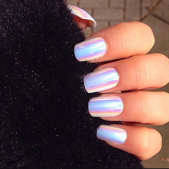 UNIF | Other | Nwts Unif Holo Nails White Iridescent | Poshmark