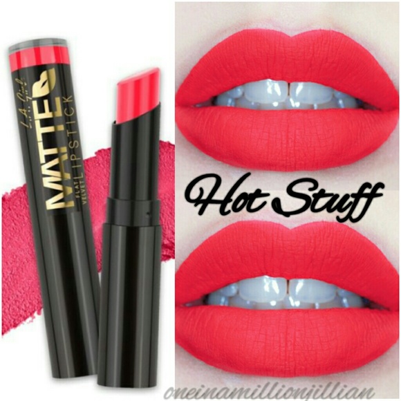 LA Girl | Makeup | Matte Flat Velvet Lipstick Hot Stuff | Poshmark