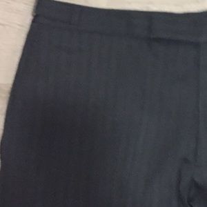 Hugo Boss | Pants | Hugo Boss Red Label Gray Blue Stripe Trousers 3r ...