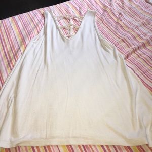 47% off American Eagle Outfitters Tops - Black & White American Eagle Tank Top from Vanessa's ...