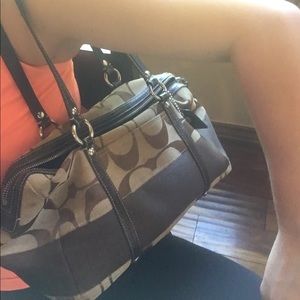 Coach | Bags | Coach Signature C Logo Shoulder Bag | Poshmark