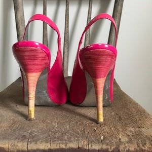 Jessica Simpson | Shoes | Jessica Simpson Hot Pink Open Toed Dressy ...