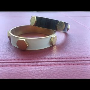 CC Skye | Jewelry | Cc Skye Bracelet Bangles Black White Gold | Poshmark