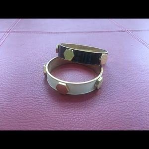 CC Skye | Jewelry | Cc Skye Bracelet Bangles Black White Gold | Poshmark