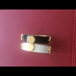 CC Skye | Jewelry | Cc Skye Bracelet Bangles Black White Gold | Poshmark