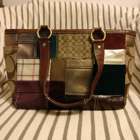 Coach | Bags | Sale Coach Limited Edition Patchwork Handbag | Poshmark