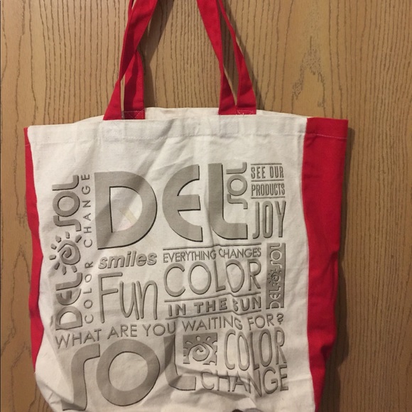 del sol | Bags | Del Sol Beach Book Bag Color Changing | Poshmark