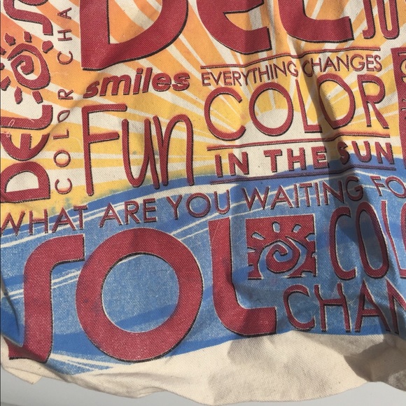 del sol | Bags | Del Sol Beach Book Bag Color Changing | Poshmark