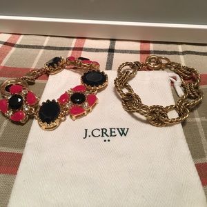 J. Crew | Jewelry | J Crew Lot Of Two Bracelets | Poshmark