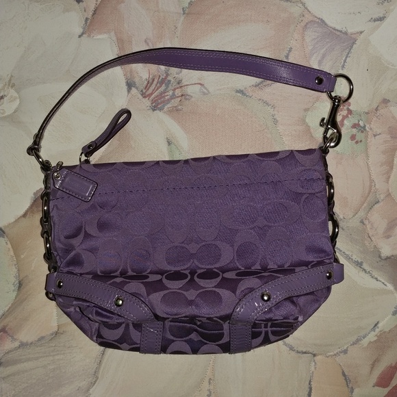 Coach | Bags | Coach Mini Handbag In Purple Lilac | Poshmark