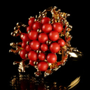 J. Crew | Jewelry | Fab J Crew Coral Cocktail Ring | Poshmark