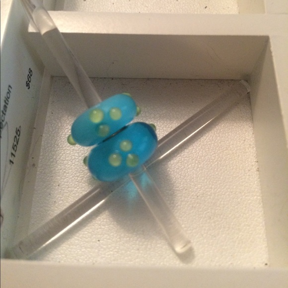 Trollbeads | Jewelry | 2 Left Trollbeads Turquoise Green Spring Bud ...