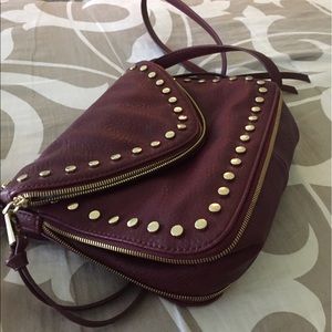 Co-Lab | Bags | Burgundy Studded Purse | Poshmark