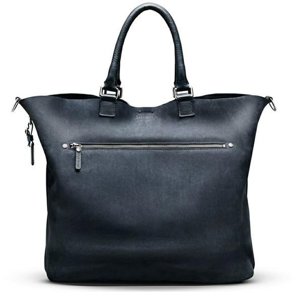 Shinola | Bags | Shinola Detroit Black Large Leather Tote Reduced ...