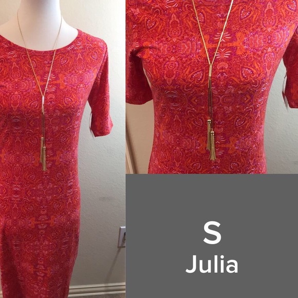LuLaRoe | Dresses | Lularoe Julia Size S Nwt | Poshmark