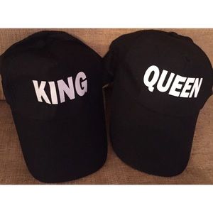 Accessories | King And Queen Baseball Caps Set | Poshmark