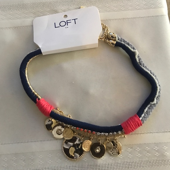 LOFT | Jewelry | Loft Necklace With Design And Flair | Poshmark