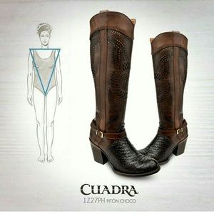 Cuadra | Shoes | Cuadra Beautiful Real Python And Leather Boots | Poshmark