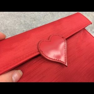 Clarins | Bags | Clarins Paris Red Queen Of Hearts Makeup Bag | Poshmark