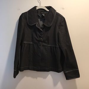 Robert Louis | Jackets & Coats | Feminine Dark Denim Cotton Blend ...