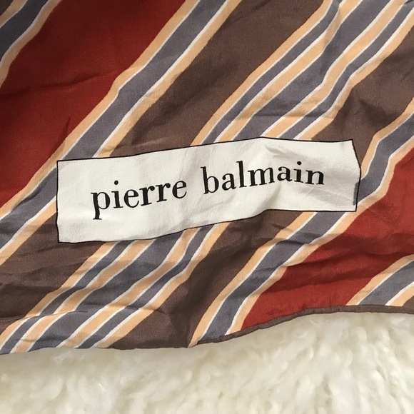Balmain | Accessories | Balmain Boho Silk Scarf | Poshmark