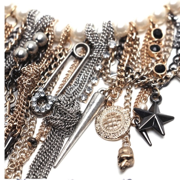 Jewelry | Punk Rock Boho Biker Vintage Skull Statement Chain | Poshmark