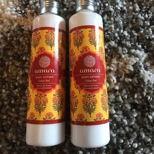 Amara | Other | Two Amara Body Lotions Citrus Peel | Poshmark