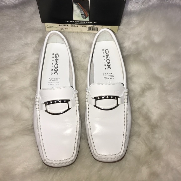 Geox | Shoes | White Authentic Italian Leather Shoes Geox | Poshmark