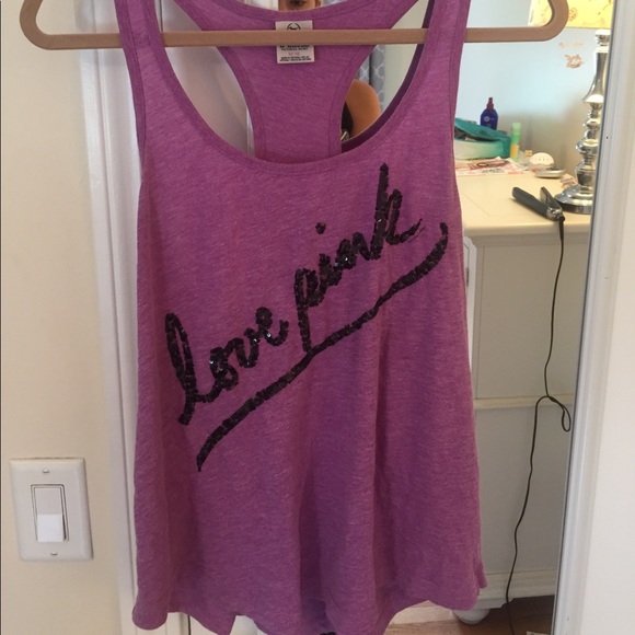 PINK Victoria's Secret | Tops | Pink Racerback Tank | Poshmark