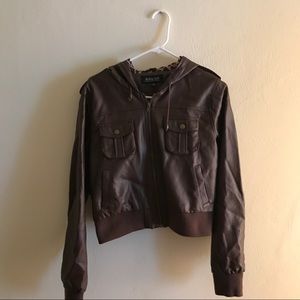 leopard print cropped jacket on Poshmark