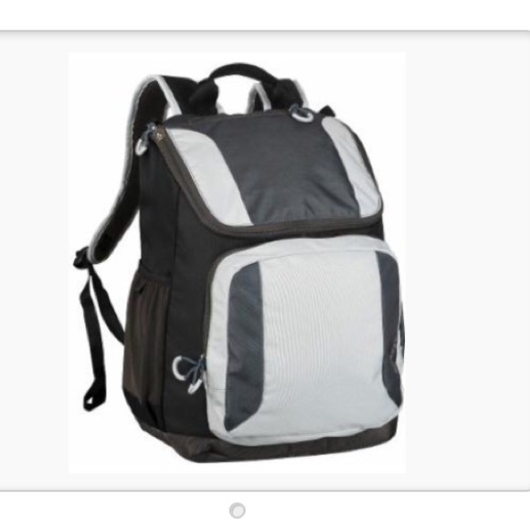 Embark | Bags | Embark Oversized Jartop Backpack Grey Black New | Poshmark