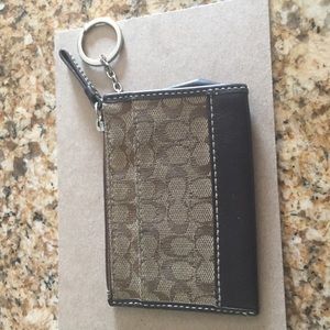 30% off Coach Handbags - Small Black Signature Coach Coin Purse from ...