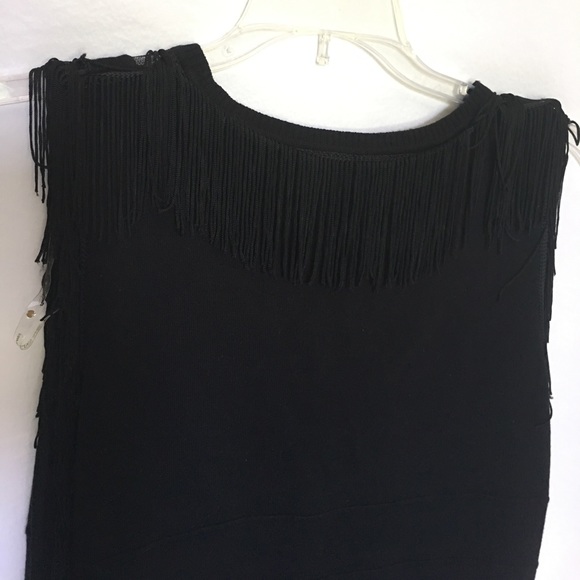 Apple Bottoms | Dresses | Black Fringe Sleeveless Apple Bottom Party ...