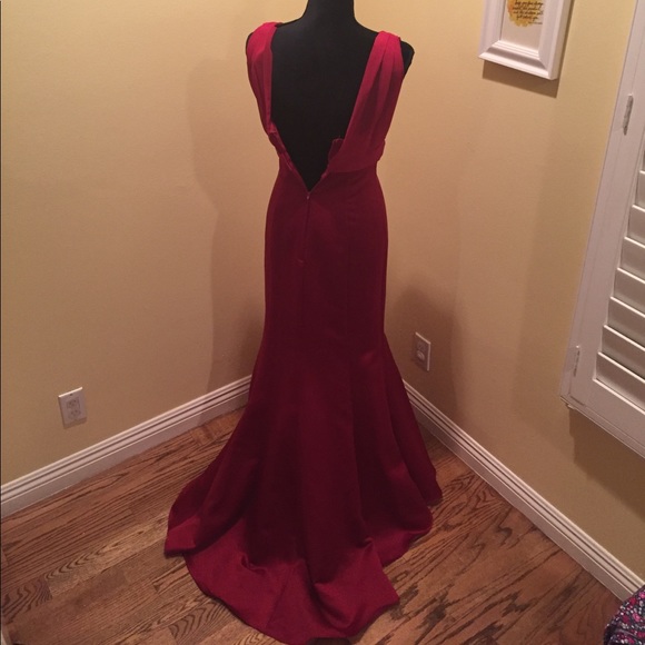 Alfred Angelo | Dresses | Prom Dress Alfred Angelo Red Empire Formal ...