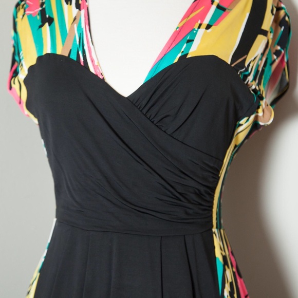 BCBGMaxAzria | Dresses | Bcbgmaxazria Colorblock Cocktail Dress | Poshmark