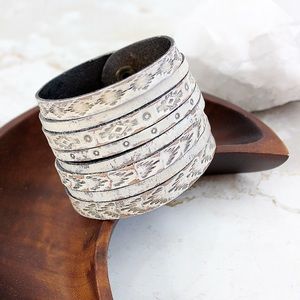 Jewelry | Handmade Boho Southwestern Split Cuff Bracelet | Poshmark