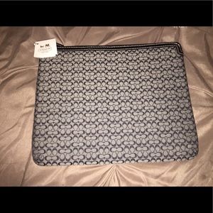 Coach | Bags | Coach Tablet Ipad Sleeve Case Cover Black | Poshmark
