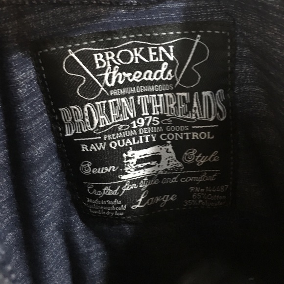 Broken Threads | Shirts | Last One Nwt Broken Threads Navygray Hooded ...