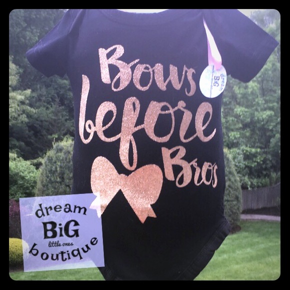 dream BiG boutique | One Pieces | Baby Onesie Bows Before Bros Gift ...