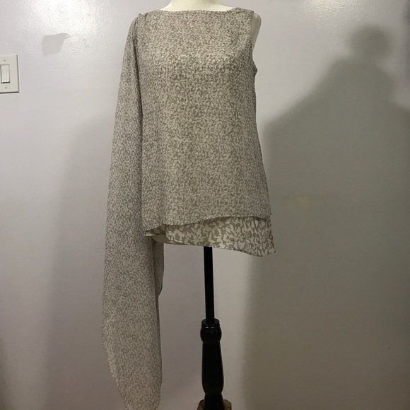 H by Halston | Tops | Halston Draped Blouse | Poshmark