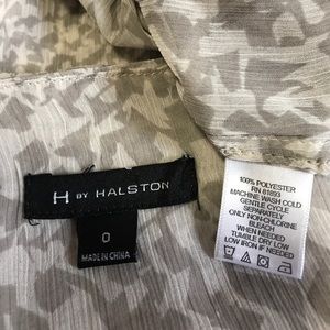 H by Halston | Tops | Halston Draped Blouse | Poshmark