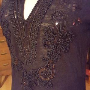 INC International Concepts | Tops | Long Sleeved Beaded Cover Up | Poshmark