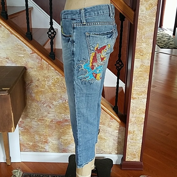 Vertigo Paris | Jeans | Virtigo Embroidered Jeans | Poshmark