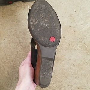 Camper | Shoes | Amazing Camper Heel Sandals Wedges Leather | Poshmark