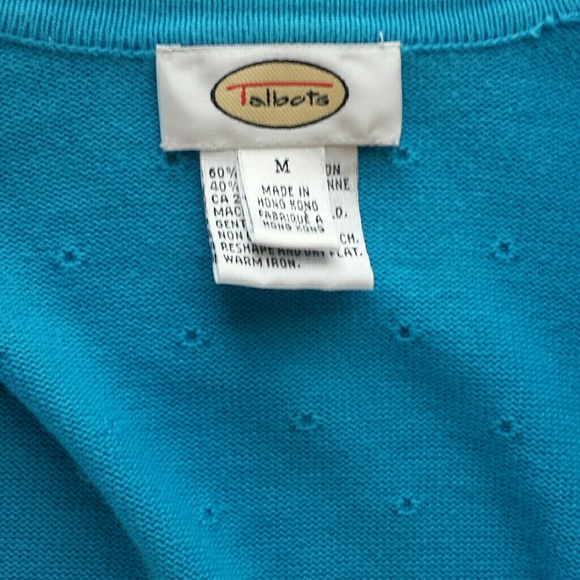 Talbots | Sweaters | Talbots Medium Light Blue Sweater Cardigan | Poshmark