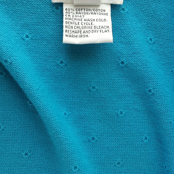 Talbots | Sweaters | Talbots Medium Light Blue Sweater Cardigan | Poshmark