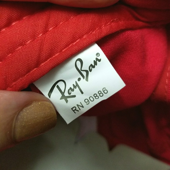 Ray-Ban | Other | Original Ray Ban Red Cap One Size | Poshmark