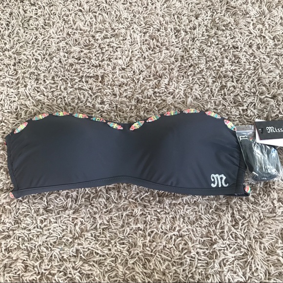 Miss Me | Swim | New Miss Me Jeweled Bandeau Bikini Top | Poshmark