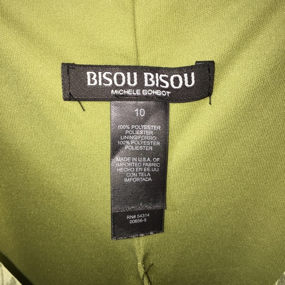 Bisou Bisou | Dresses | Bisou Bisou Michele Bohbot Womens Green Dress ...