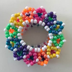 KandiDandyCreations | Accessories | Rainbow Carousel Kandi Cuff | Poshmark